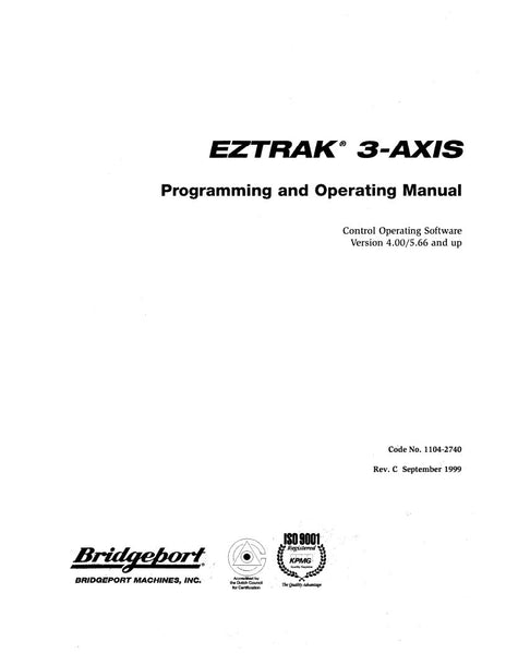 1104-2740 EZ Trak 3 Axis Programming & Operations Manual – BptParts