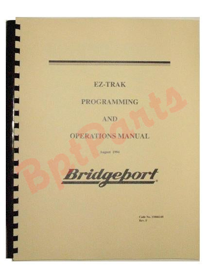 1104-6148 EZ-Trak Programming & Operations Manual – BptParts